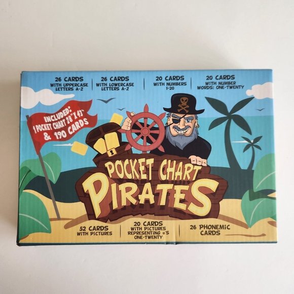 Unbranded | Accessories | Pirate Pocket Chart Preschool Learning ...